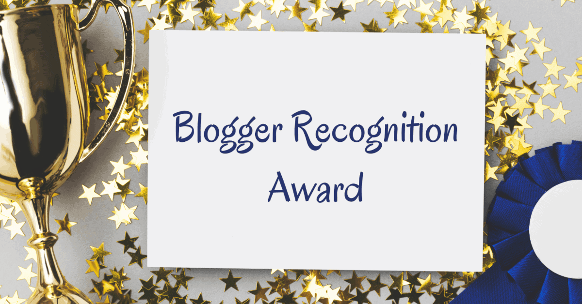 Blogger Recognition Award - Richie's Room